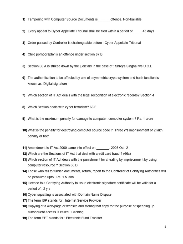 INFORMATION TECHNOLOGY (MCQS) | Download Free PDF | Cybercrime | Cyberspace