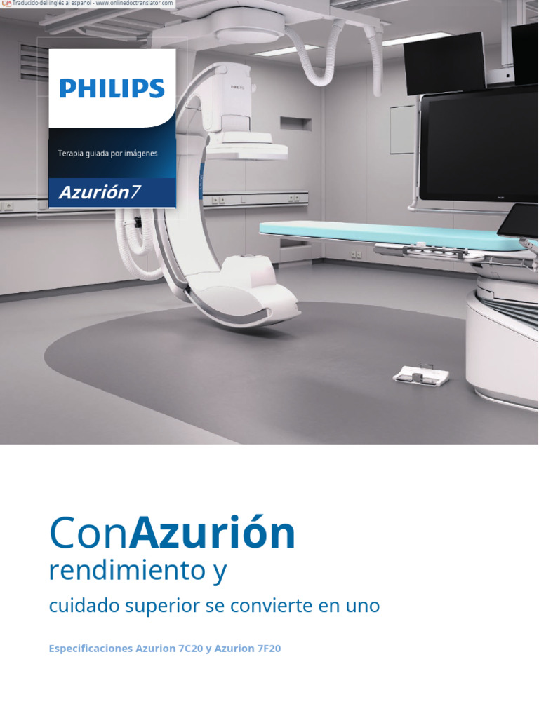 Azurion specification 7C20 and 7F20 LR.en.es | PDF | Pantalla de ...