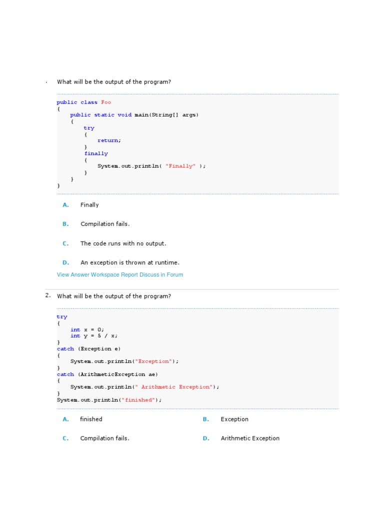 Exceptions & Gui & Threads | PDF | Process (Computing) | Central ...