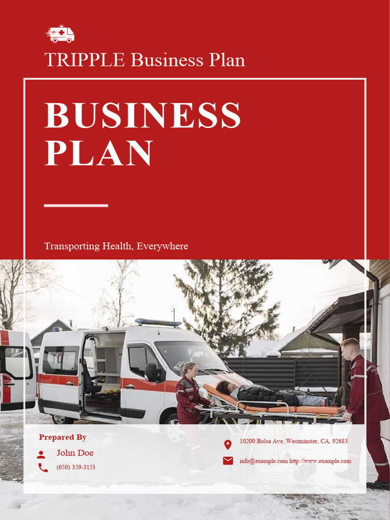 Tash Medical Transport Business Plan | PDF | Marketing | Advertising