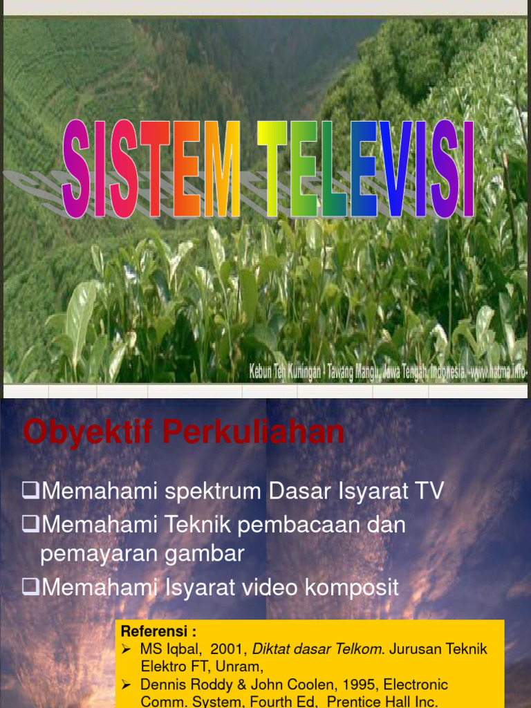 Dasar Telkom Pert Ke 9 Dan 10 Dasar Sistem TV | PDF