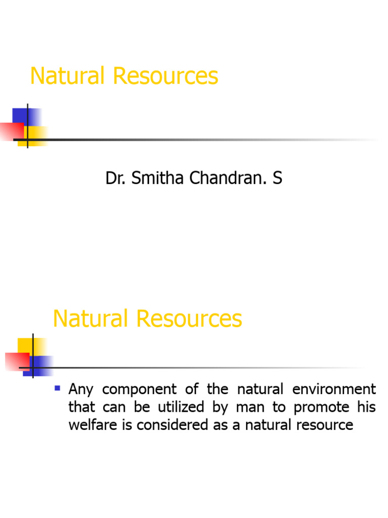 Natural Resources | PDF | Forests | Deforestation