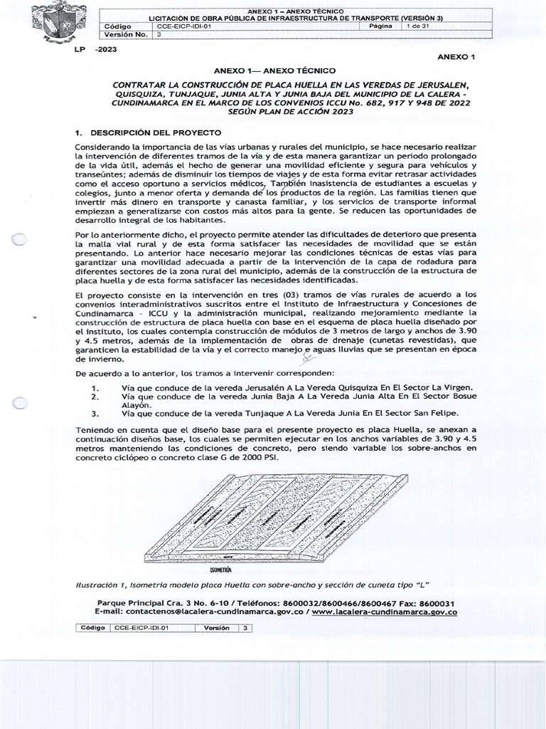 Anexo Tecnico 1 | PDF