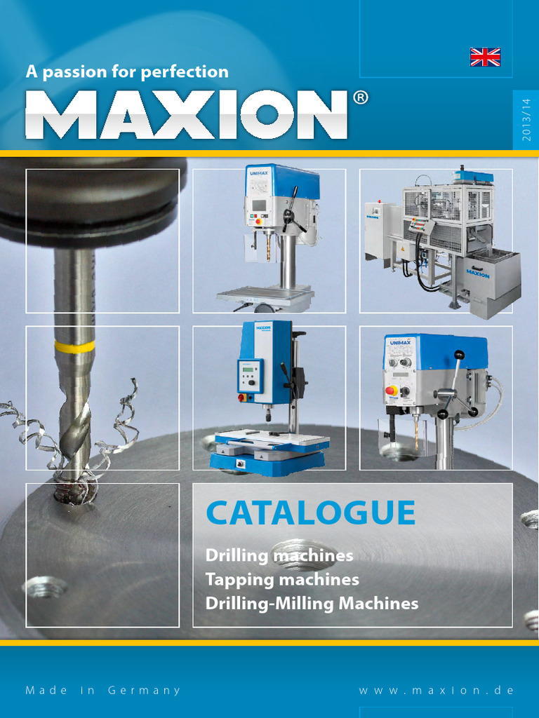 50. Maxion Catalogue – Drilling Machine, Tapping Machine, Drilling-milling Machine | Download ...