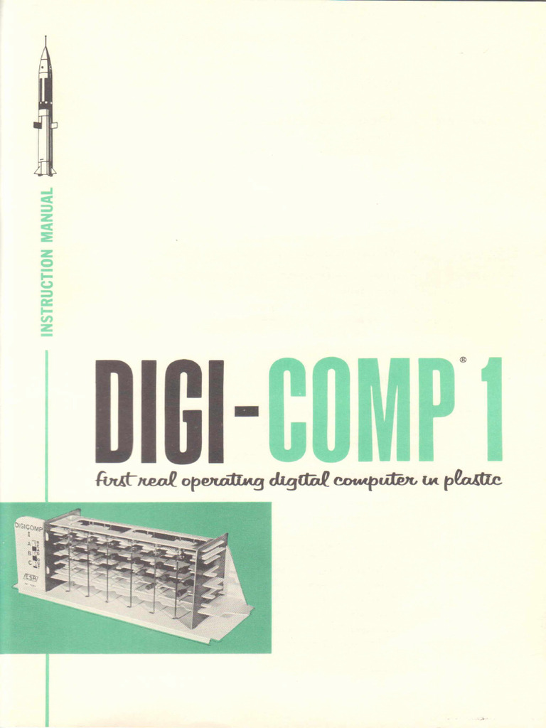1963 Digi Comp 1 Instruction Manual | PDF