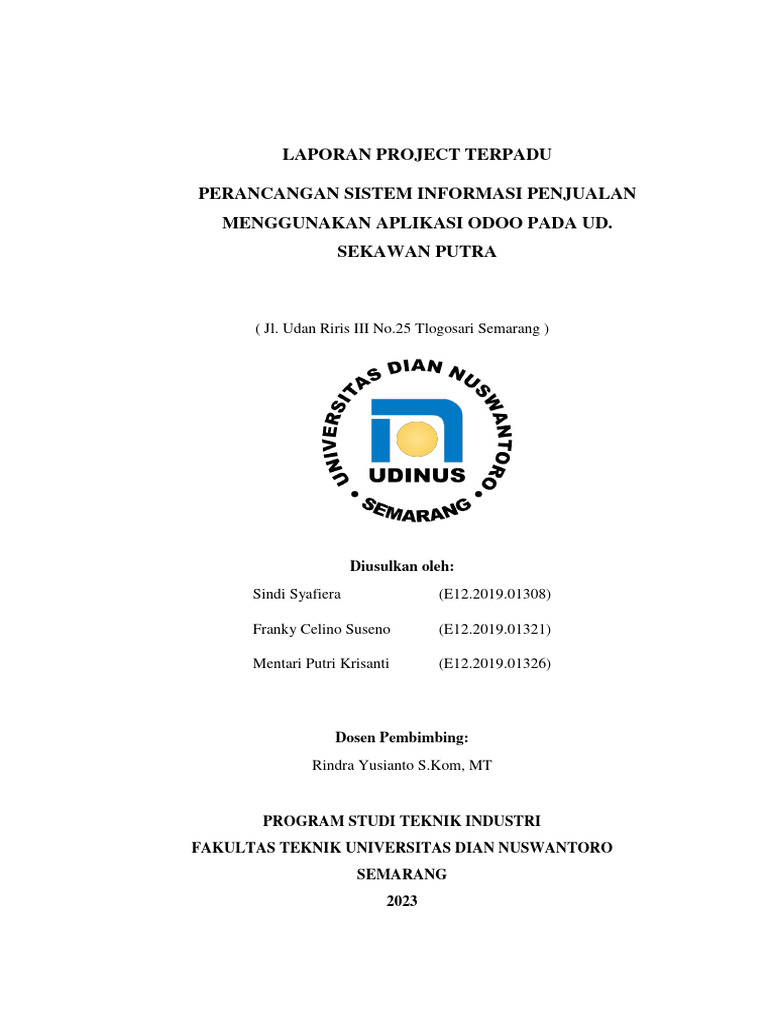 Laporan Project Terpadu | PDF | Seni