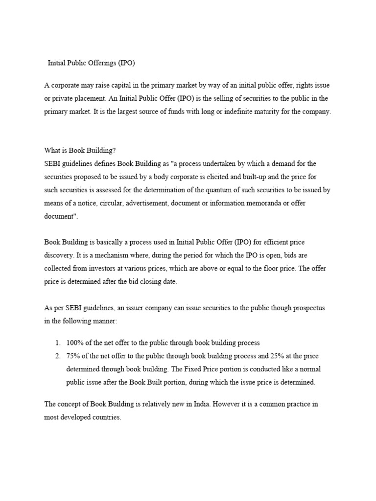 Initial Public Offerings | PDF | Exchange Traded Fund | Investment Fund