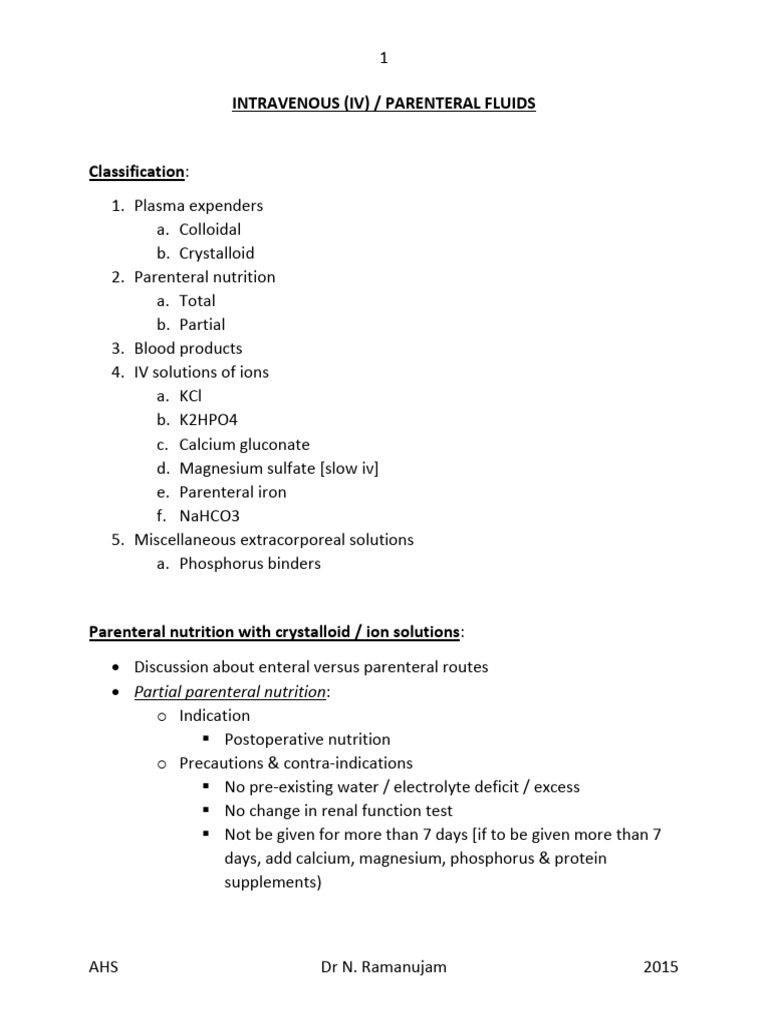 Intravenous | PDF | Intravenous Therapy | Saline (Medicine)