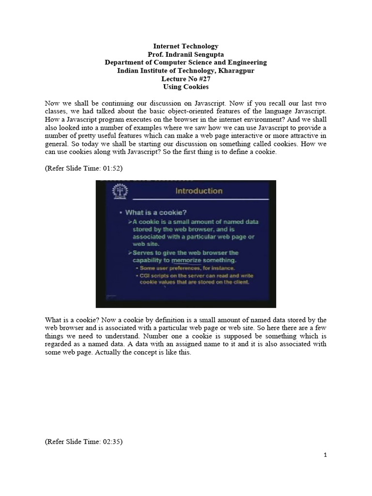 Cookies | PDF | Http Cookie | Hyperlink