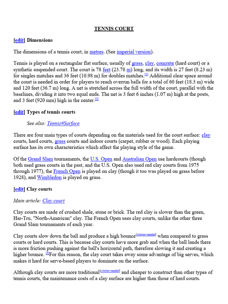 Tennis | PDF | Technology & Engineering