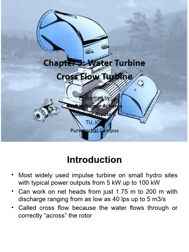 7. Cross Flow Turbine | PDF