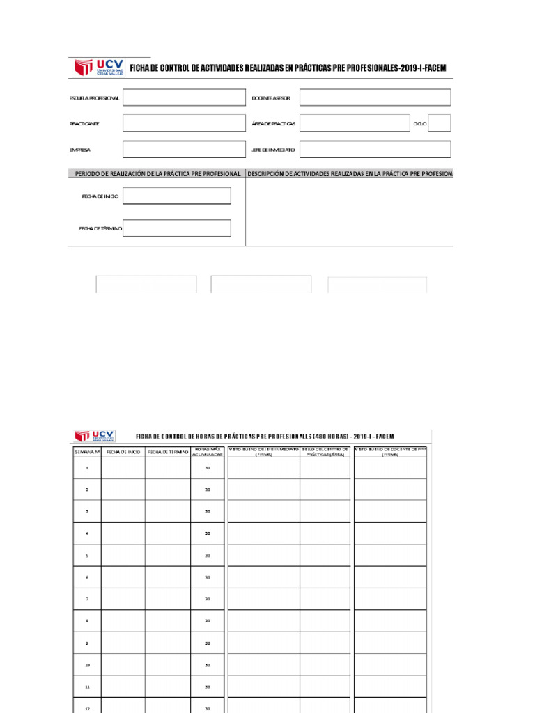 Ficha de Control de Activ-ppp-Adm | PDF