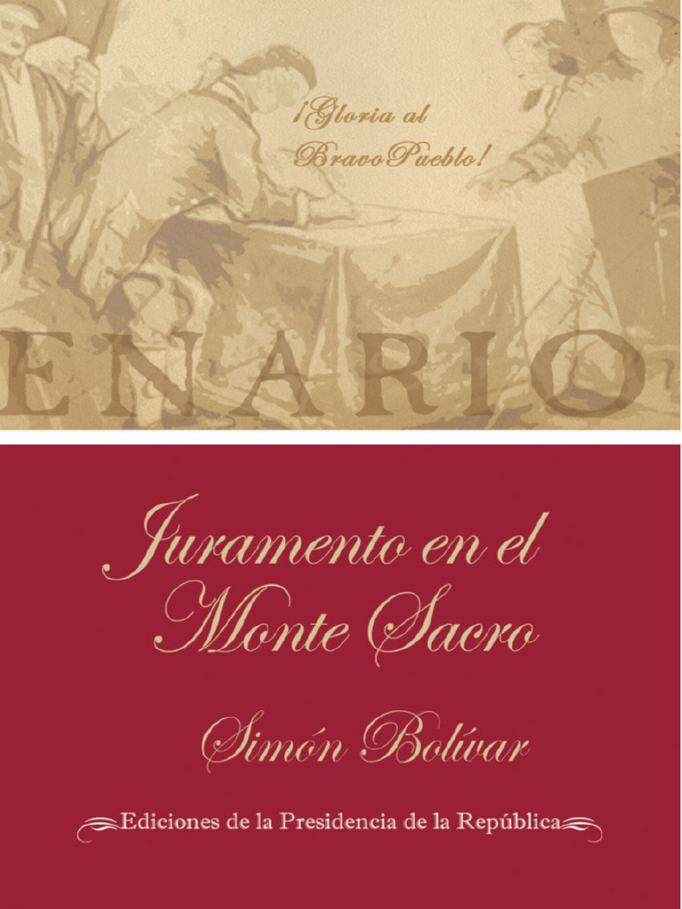 Juramento de Bolívar en el Monte Sacro | PDF | Historia