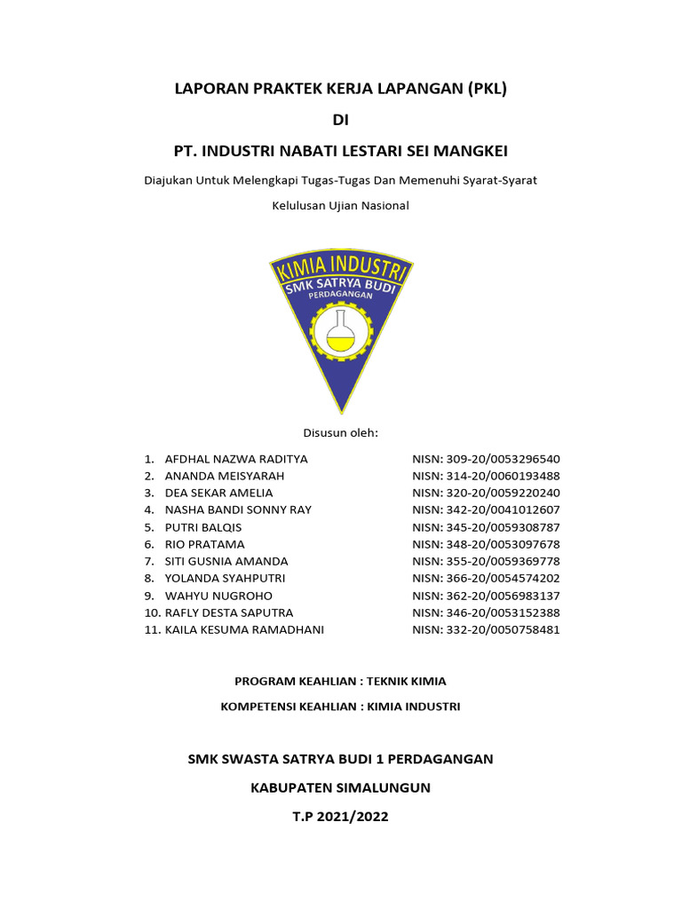 Laporan PKL Pt. Inl | PDF