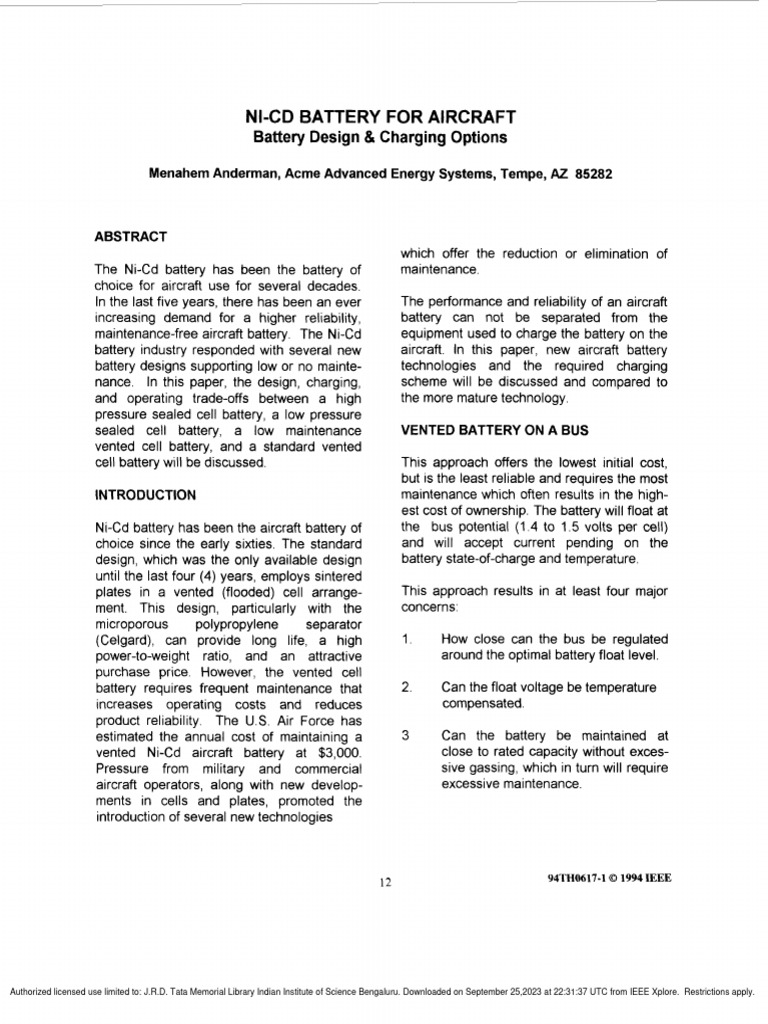 Ni-Cd_battery_for_aircraft_battery_design_and_charging_options ...