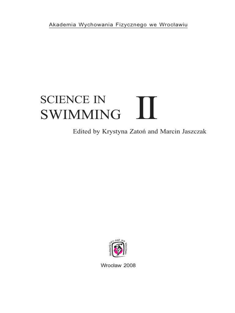 Science in Swimming II | PDF | Swimming | Breathing