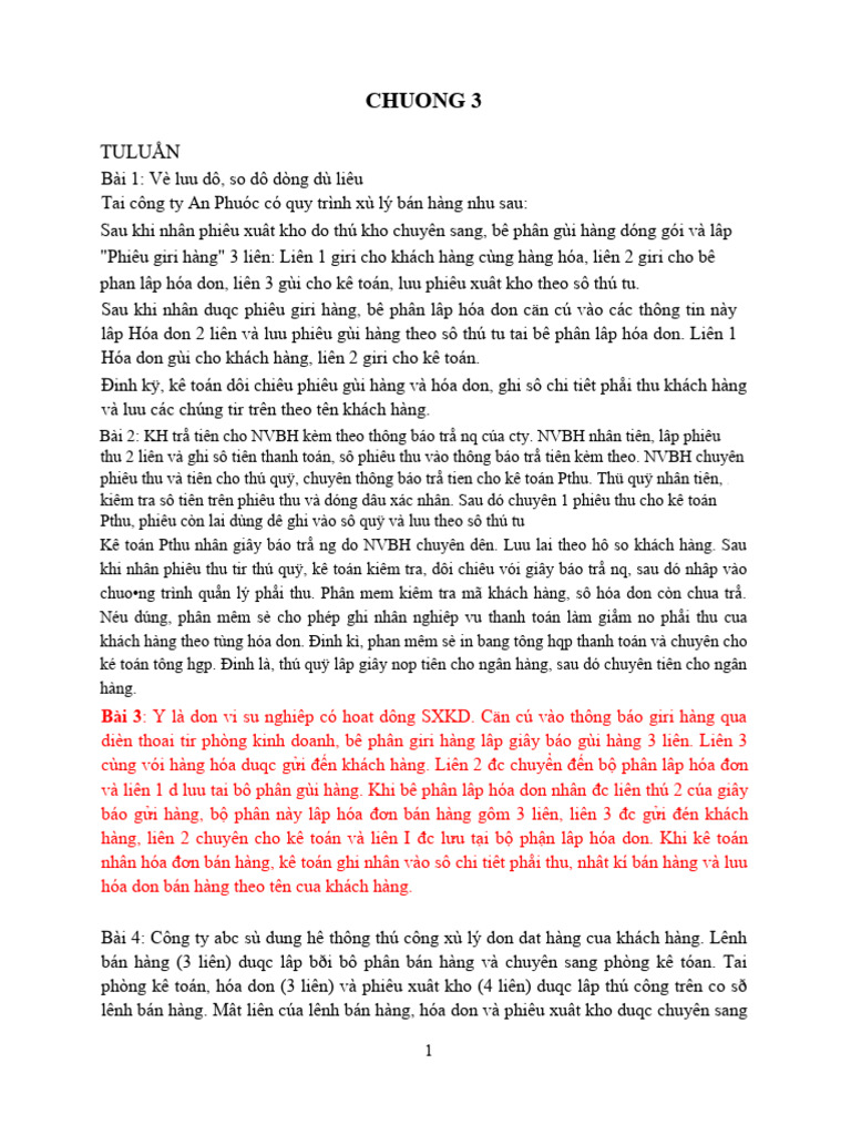 Bai Tap HTTTKT | PDF