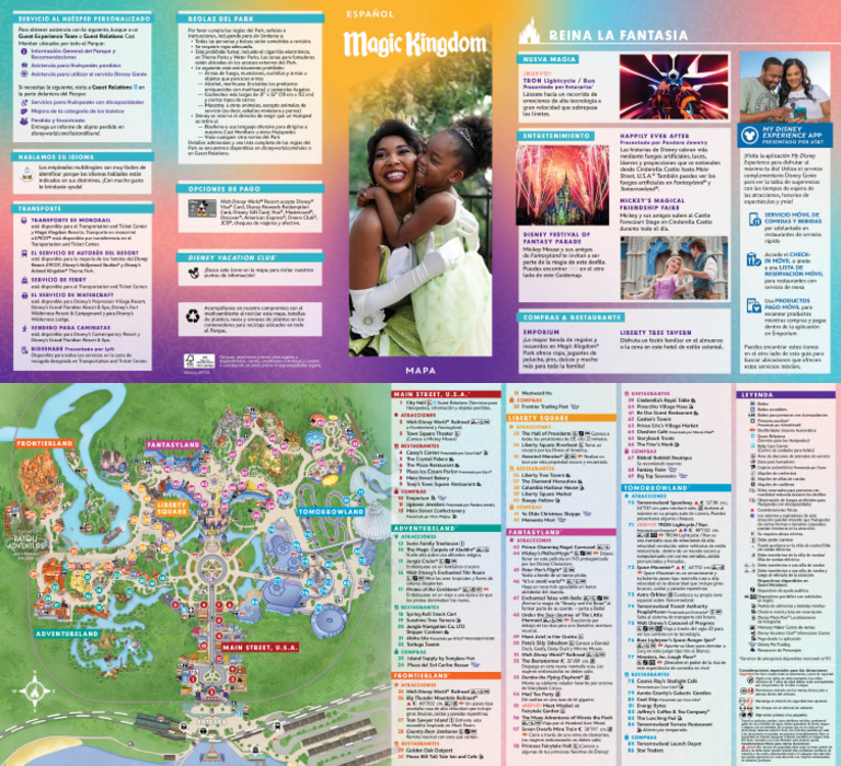 Mapa Guia Magic Kingdom | PDF