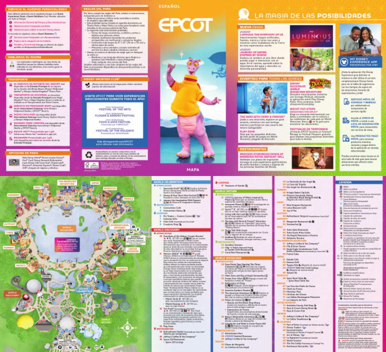 Mapa Guia de Epcot | PDF