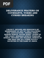Prayer To Cast Out The Python Spirit | PDF | Jesus | Satan