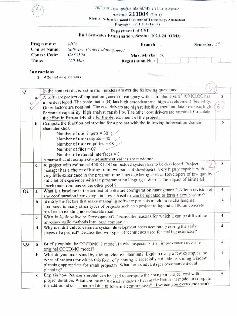 SPM-endsem | Download Free PDF | Software | Computer Programming