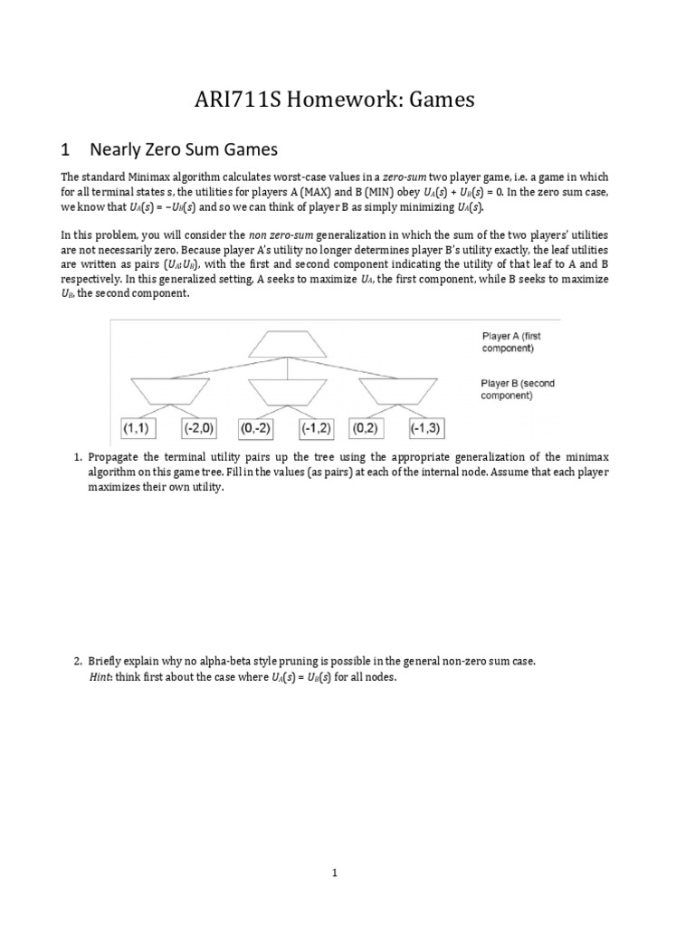 04 Homework Games | PDF | Theoretical Computer Science | Algorithms And ...