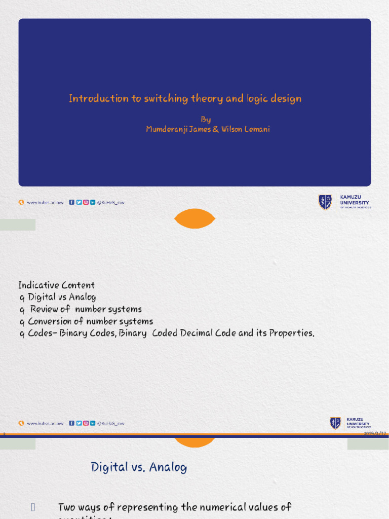 LECTURE 11-INTRODUCTION TO SWITCHING THEORY AND LOGIC DESIGN 1 - Phoenix | PDF