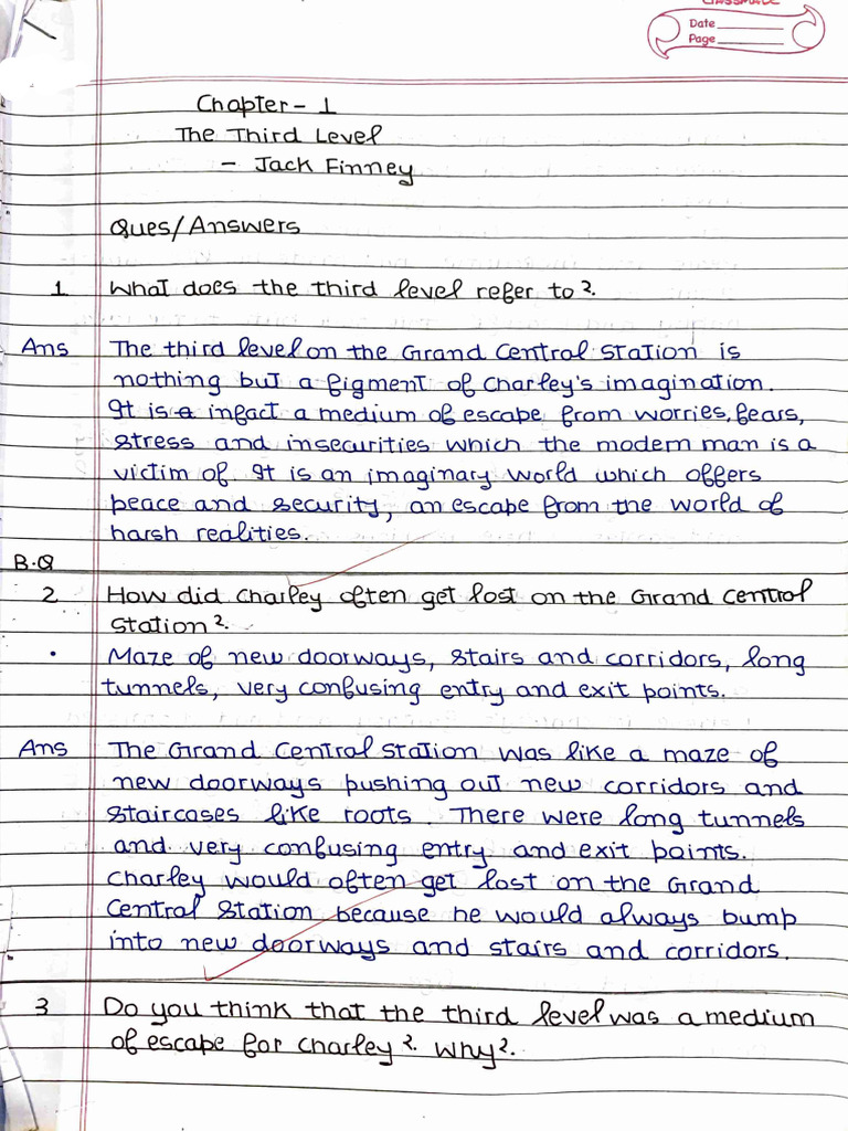 The Third Level Qa-hsample | PDF