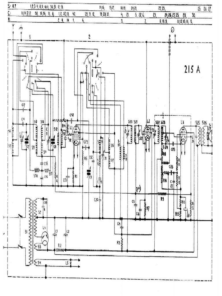 Philips 215a Am Radio Receiver SCH | PDF