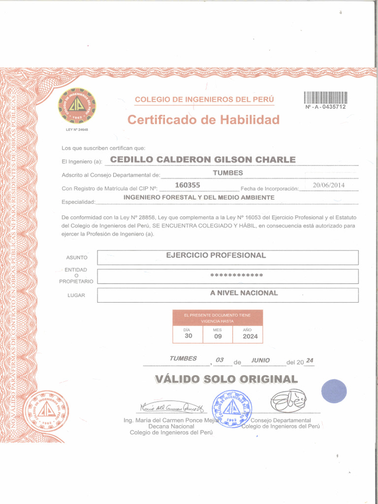 Habilidad de Cedillo | PDF