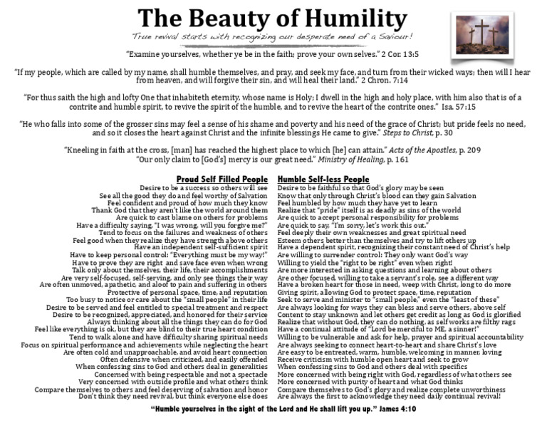 67 - Beauty of Humility | PDF | Jesus | Salvation