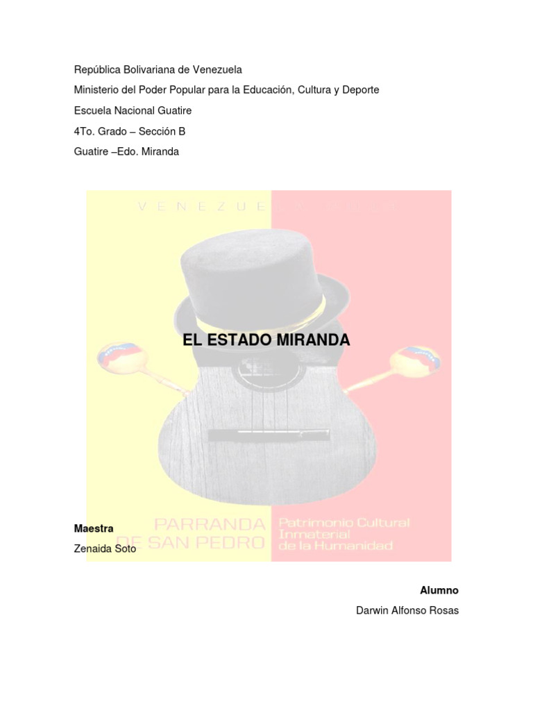 Estado Miranda | PDF