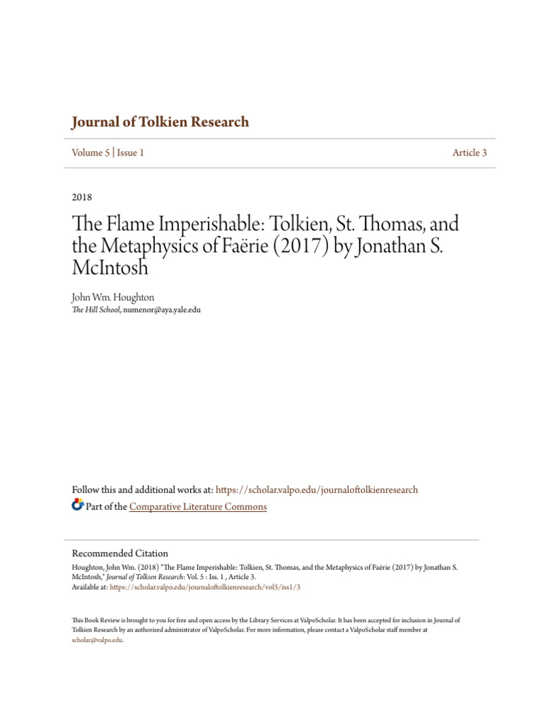 The Flame Imperishable (2017) | PDF | Neoplatonism | Thomism