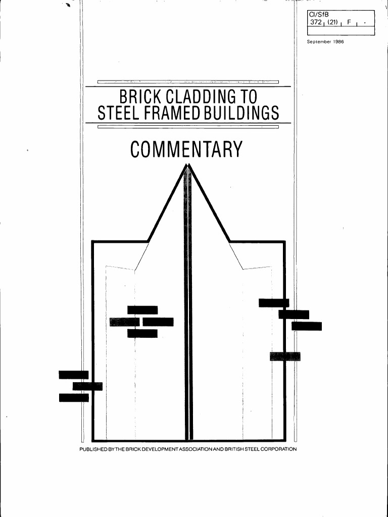 Brick Cladding to steel framed buildings | PDF | Mortar (Masonry) | Brick