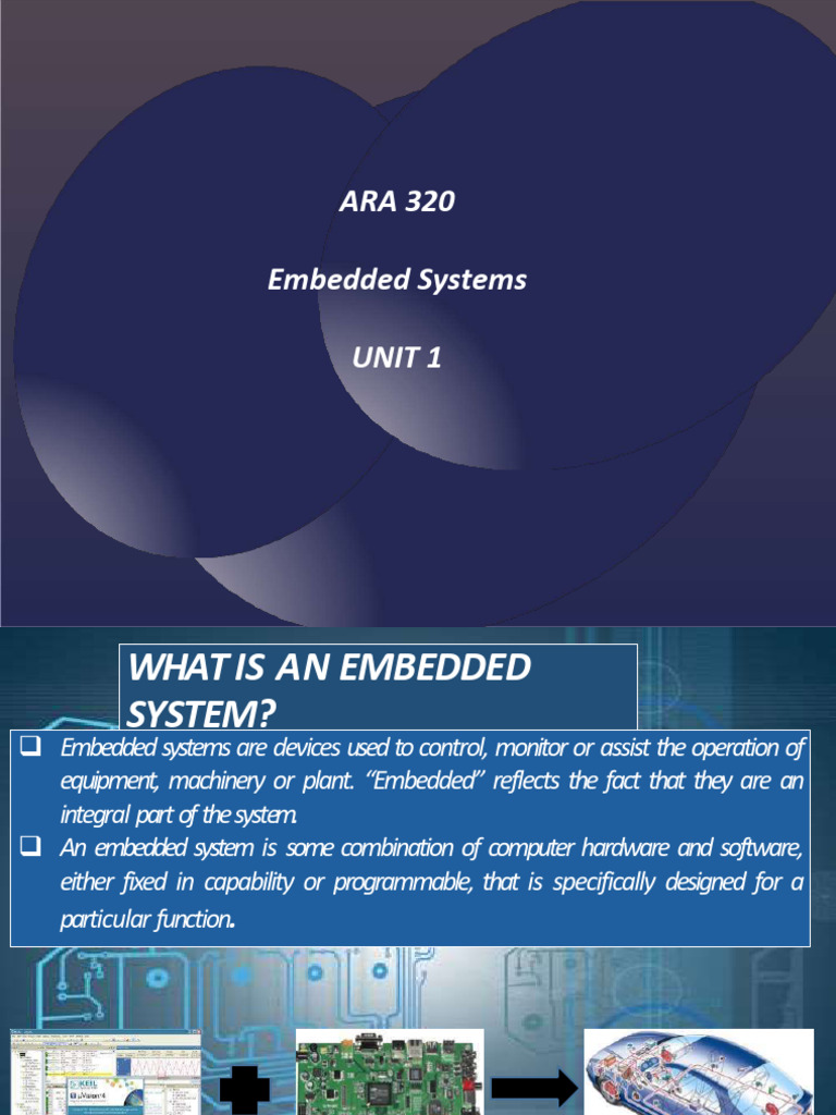 Embedded Unit 1 Pdf Embedded System Central Processing Unit 