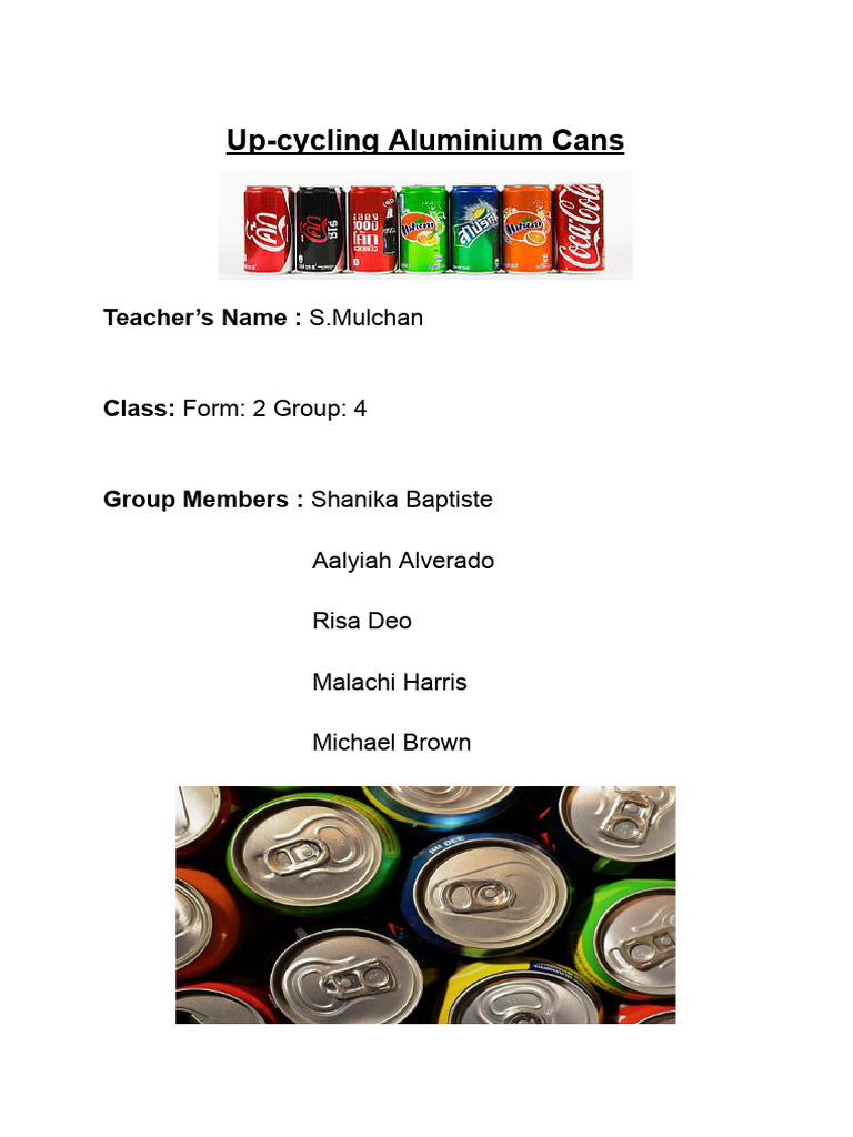 Cans | PDF | Waste | Aluminium