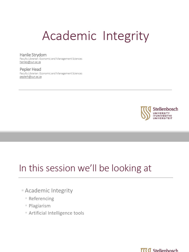 Academic Integrity 2023 | PDF | Artificial Intelligence | Intelligence ...