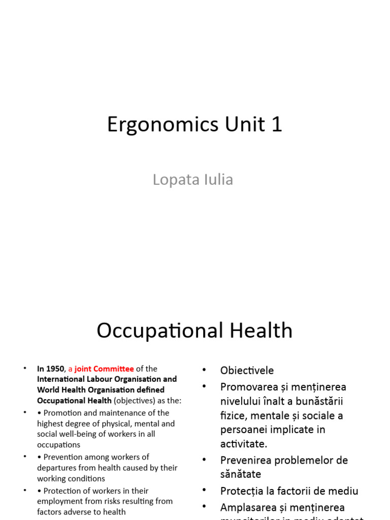 Unit 1 Ergonomics | Download Free PDF | Human Factors And Ergonomics ...