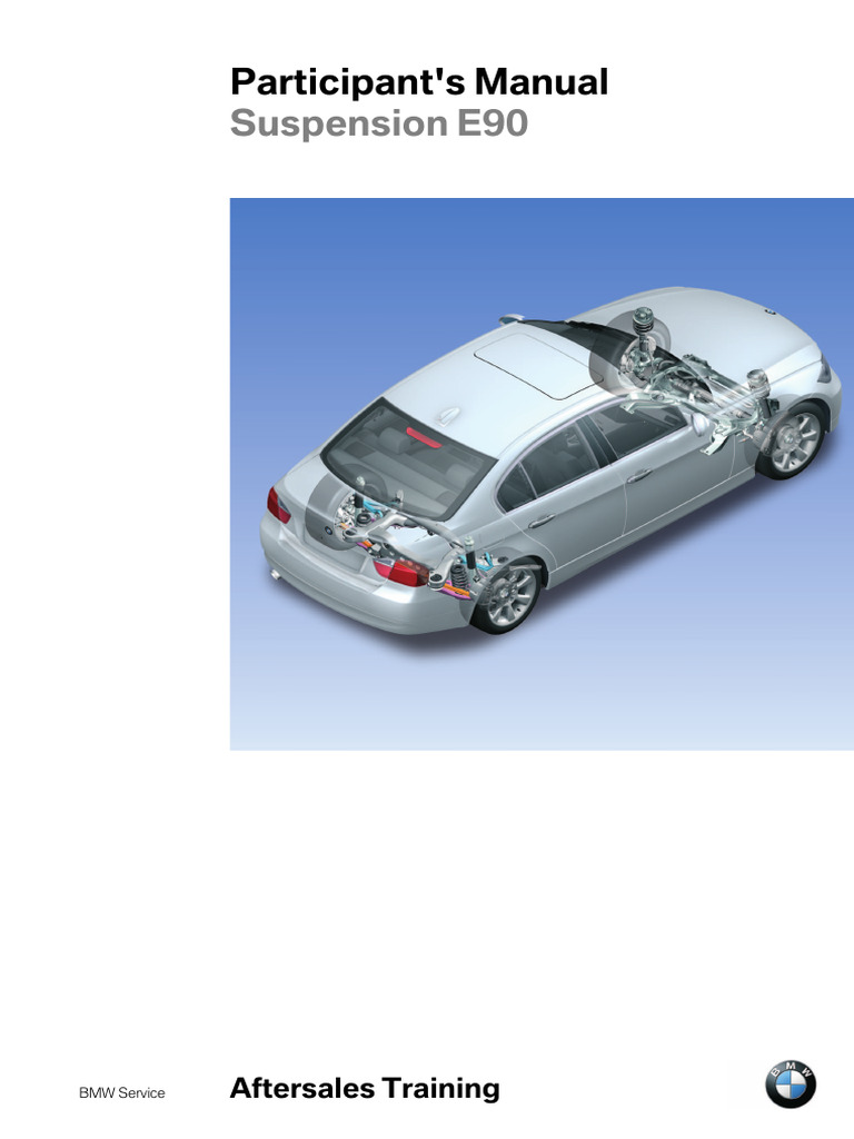 2004 BMW 3 Series E90 Chassis | PDF | Steering | Axle