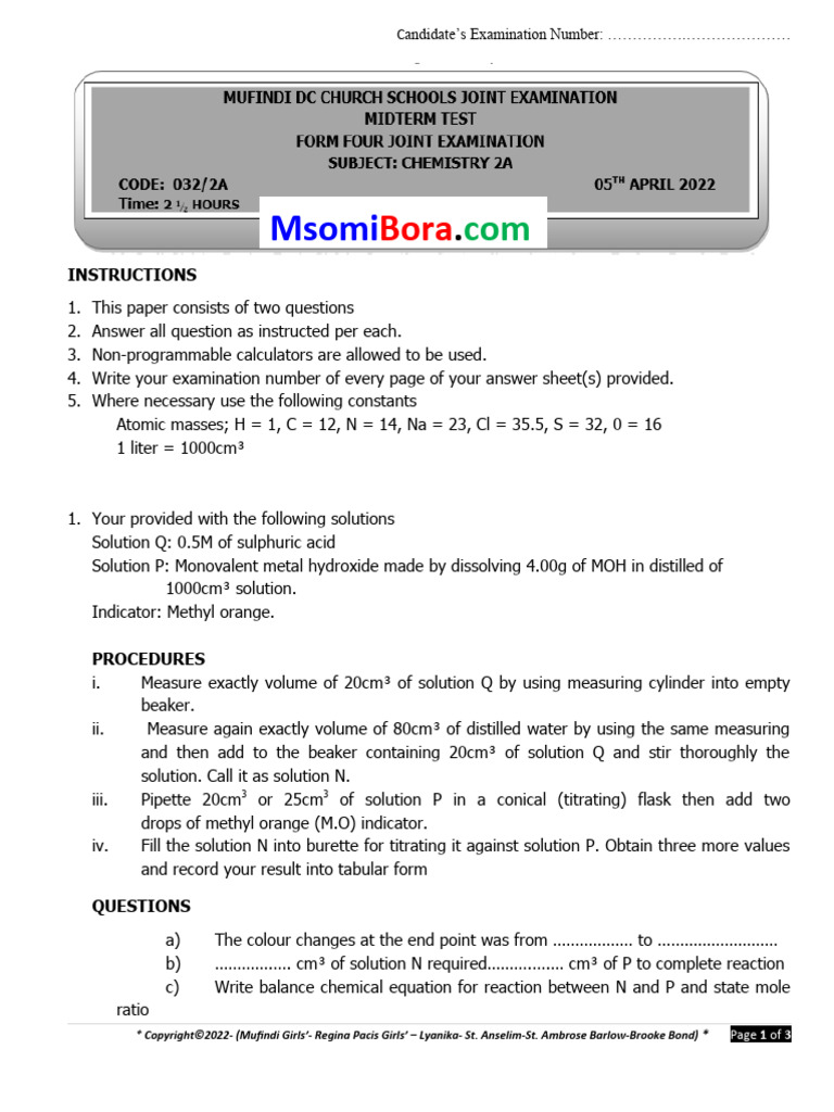 Chemistry 2a | PDF | Ion | Salt (Chemistry)