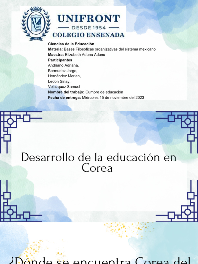 Educación en Corea | PDF | Corea del Sur | Política mundial