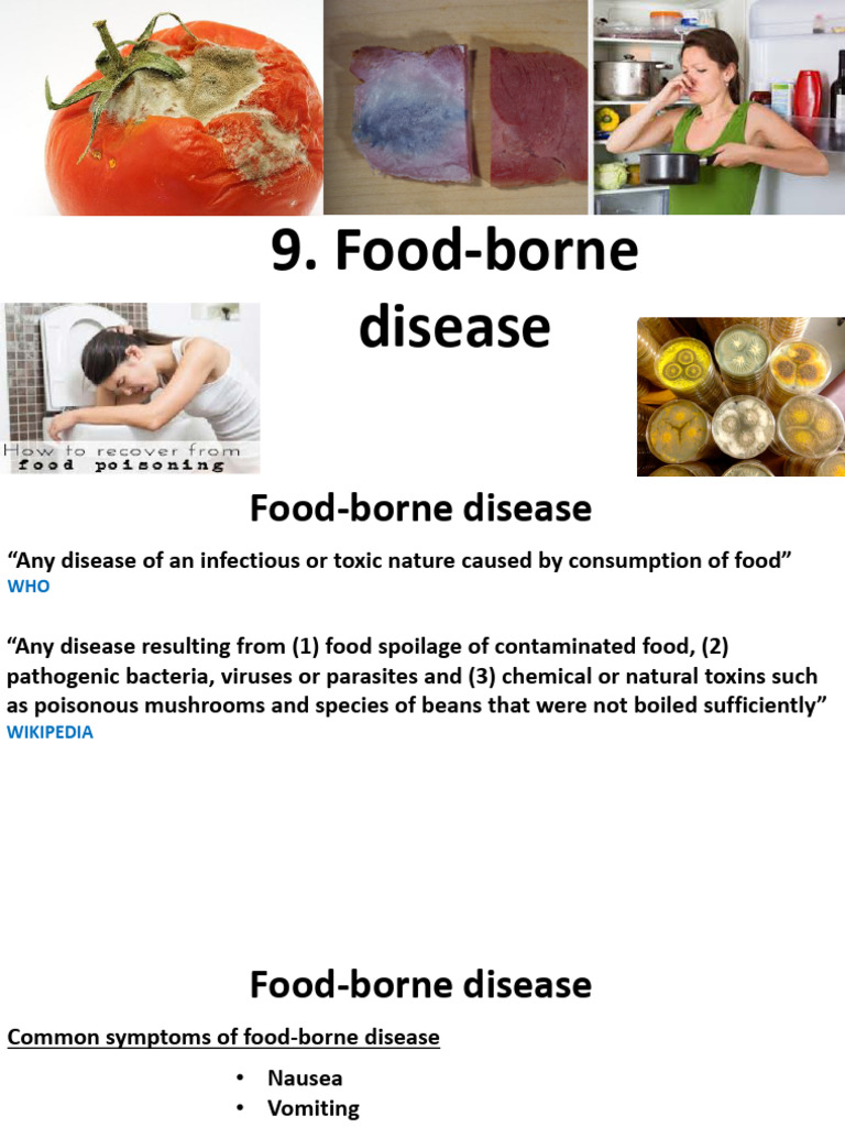 Lecture 9 - Food-borne Disease | Download Free PDF | Foodborne Illness ...