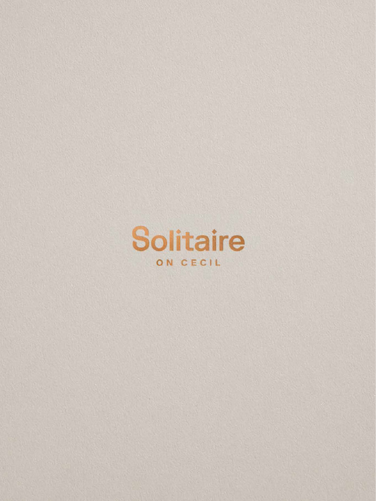 Solitaire on Cecil Brochure (Reduced) | PDF