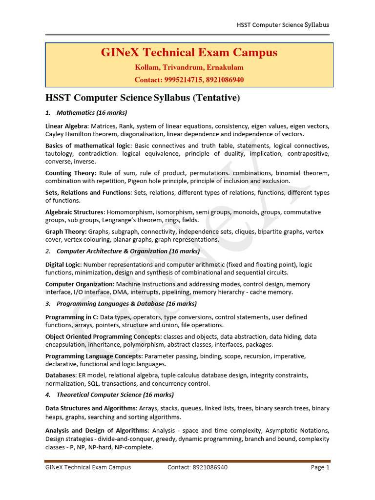 HSST-syllabus | PDF | World Wide Web | Internet & Web