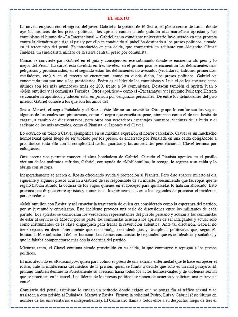 El Sexto | PDF | Prisión