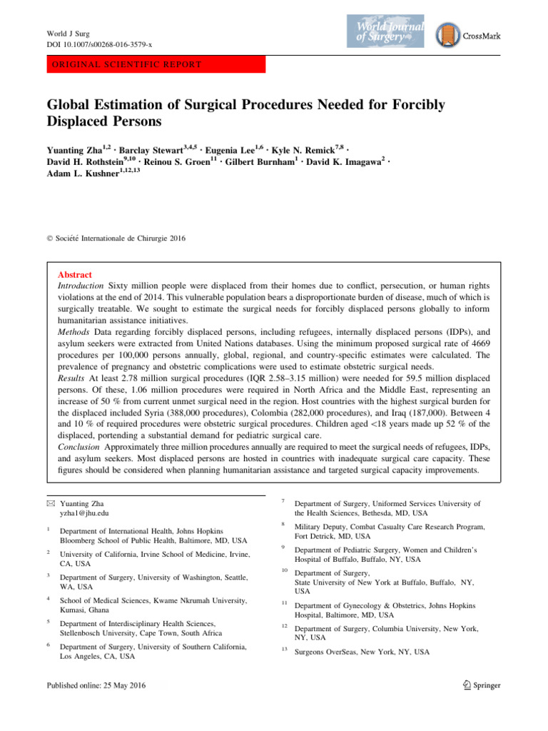Globally Forcibly Displaced Persons | PDF | Refugee | Internally ...
