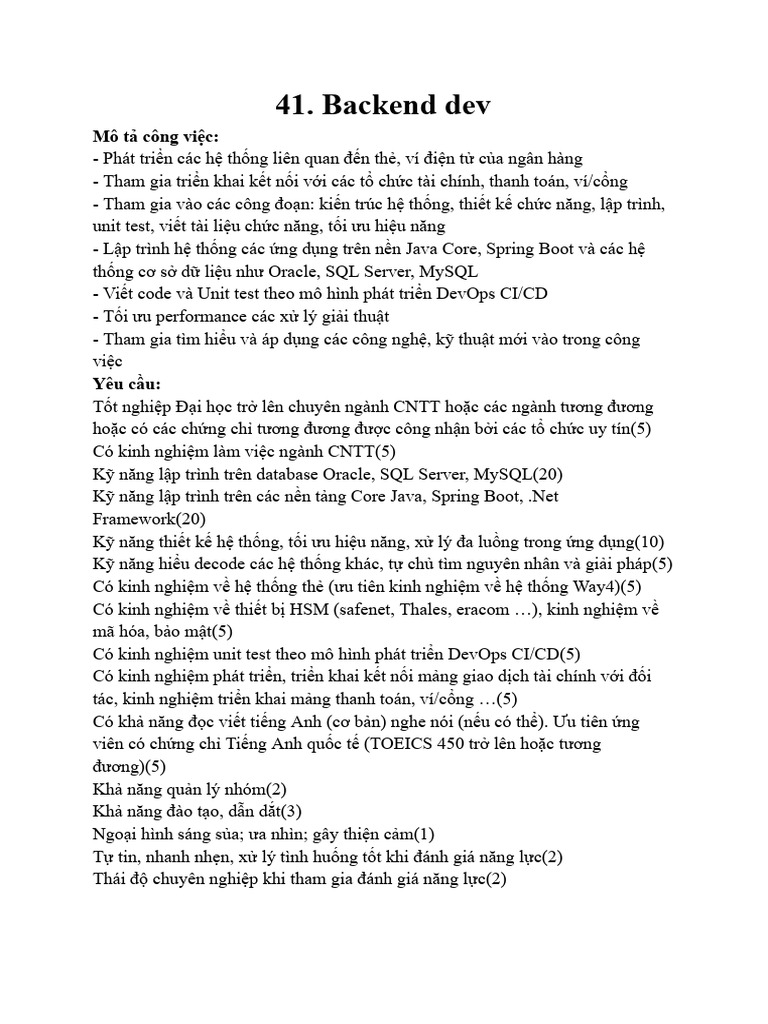 41.Backend DEV | PDF