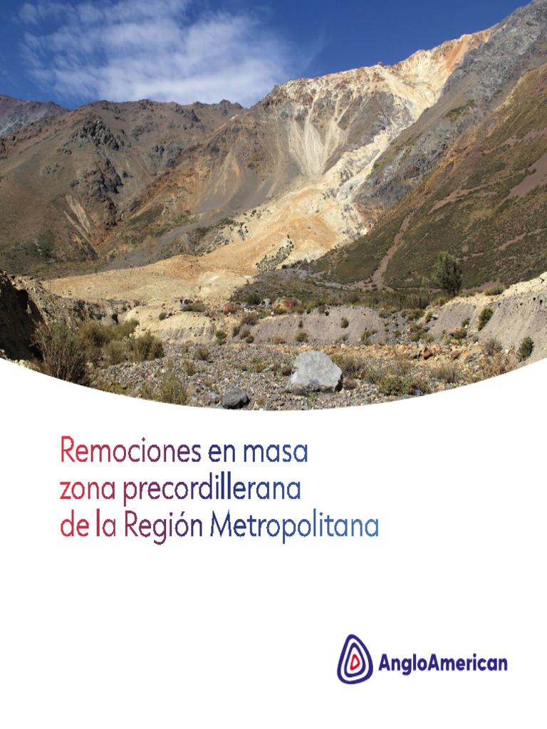 Remociones en Masa Zona Precordillerana de La Región Metropolitana ...