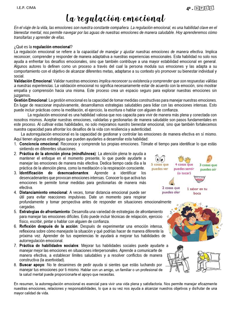 Claves para la Regulación Emocional | PDF | Las emociones ...