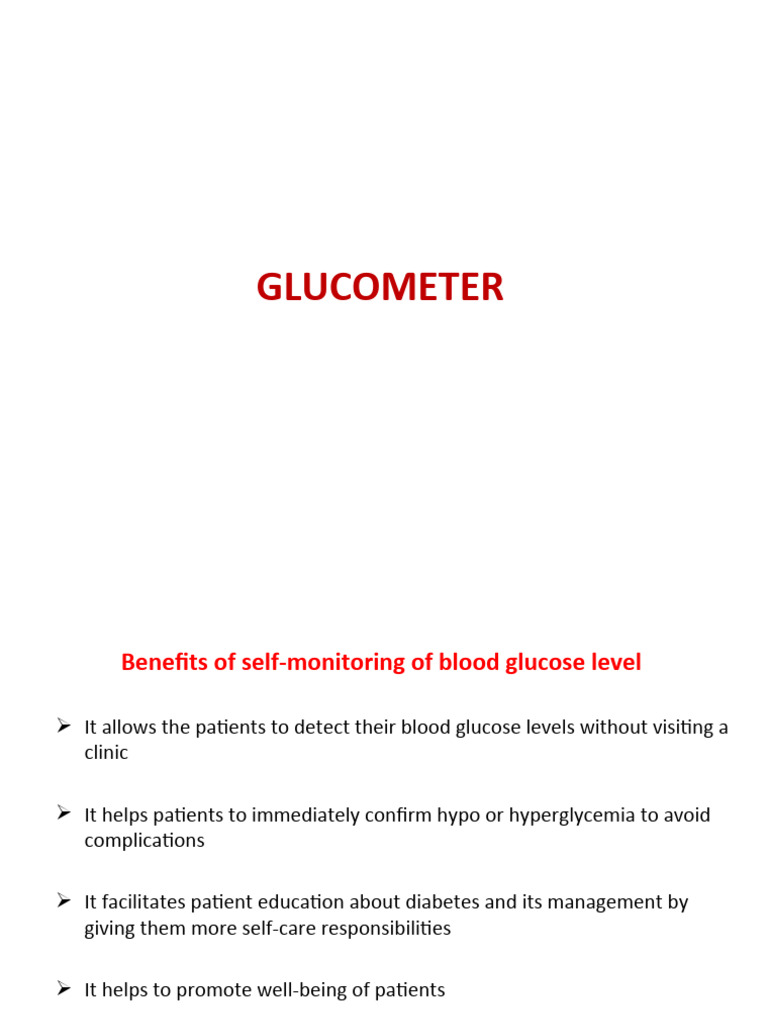 Glucometer 2 | PDF | Medical Diagnosis | Endocrine Diseases